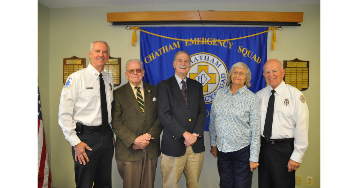 Bailey and Taz Brower Recognize Former Chatham Emergency Squad ...