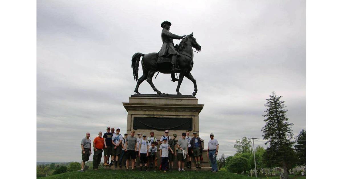 Hasbrouck Heights Boy Scout Troop 17 Hikes Historic Gettysburg ...