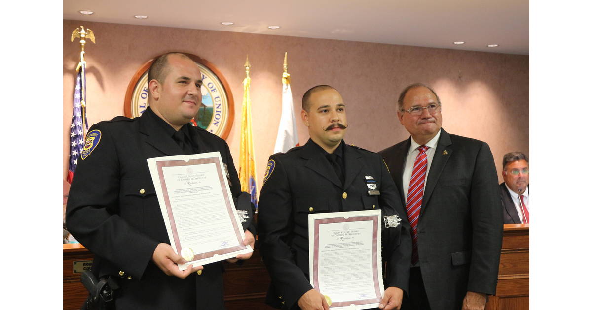 Freeholders Honor Elizabeth Police Officers Who Rescued Boy Struck By ...