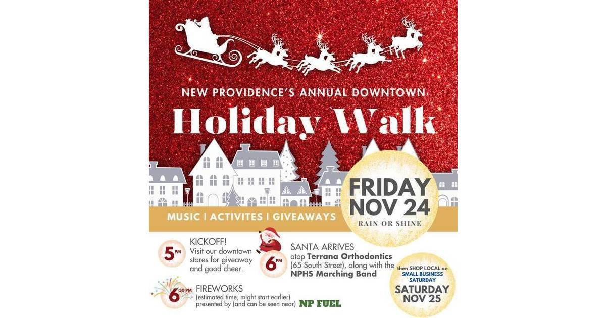 New Providence Holiday Walk Set for this Friday Evening! | New ...