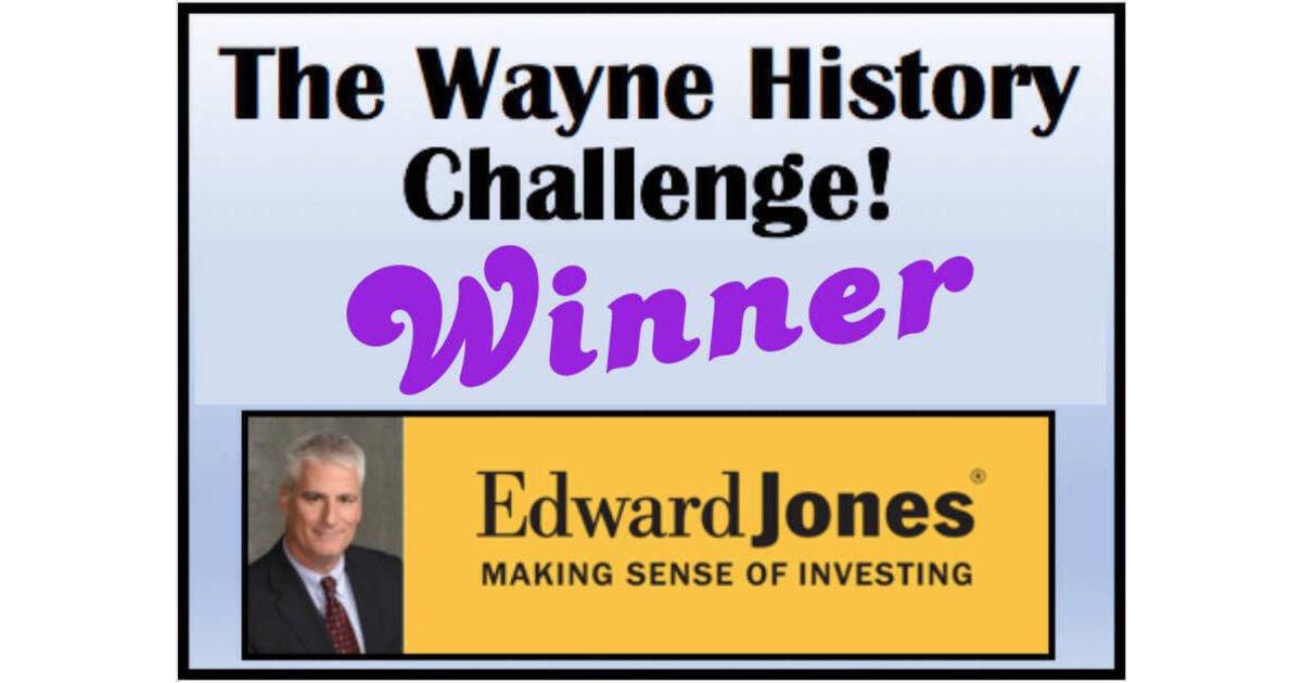 The Winner of the Wayne History Challenge! for September 2024 | Wayne ...